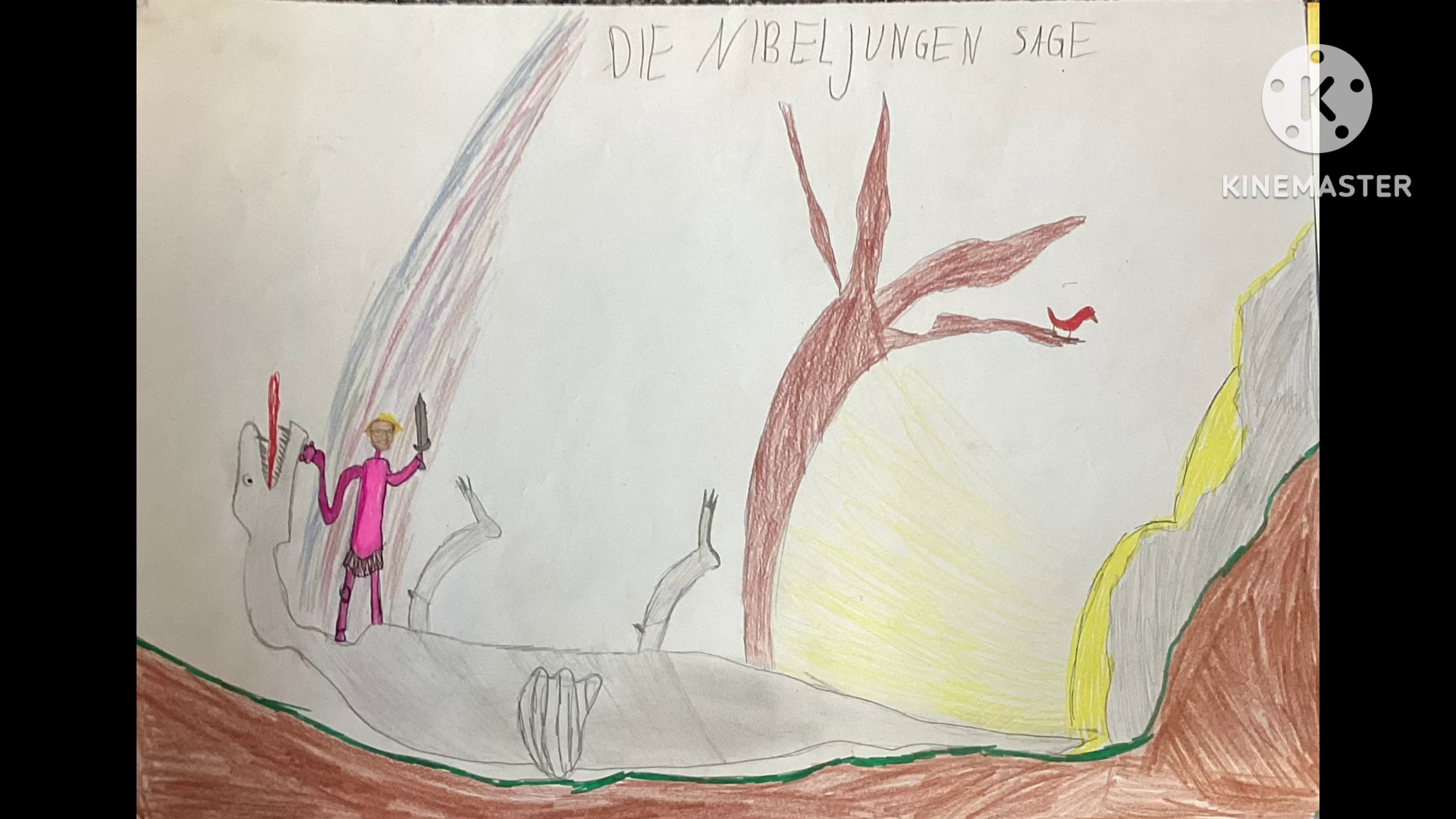 Bildgeschichte „Nibel(j)ungensage“ 2F Kunst und Gestalten | BRG Wörgl